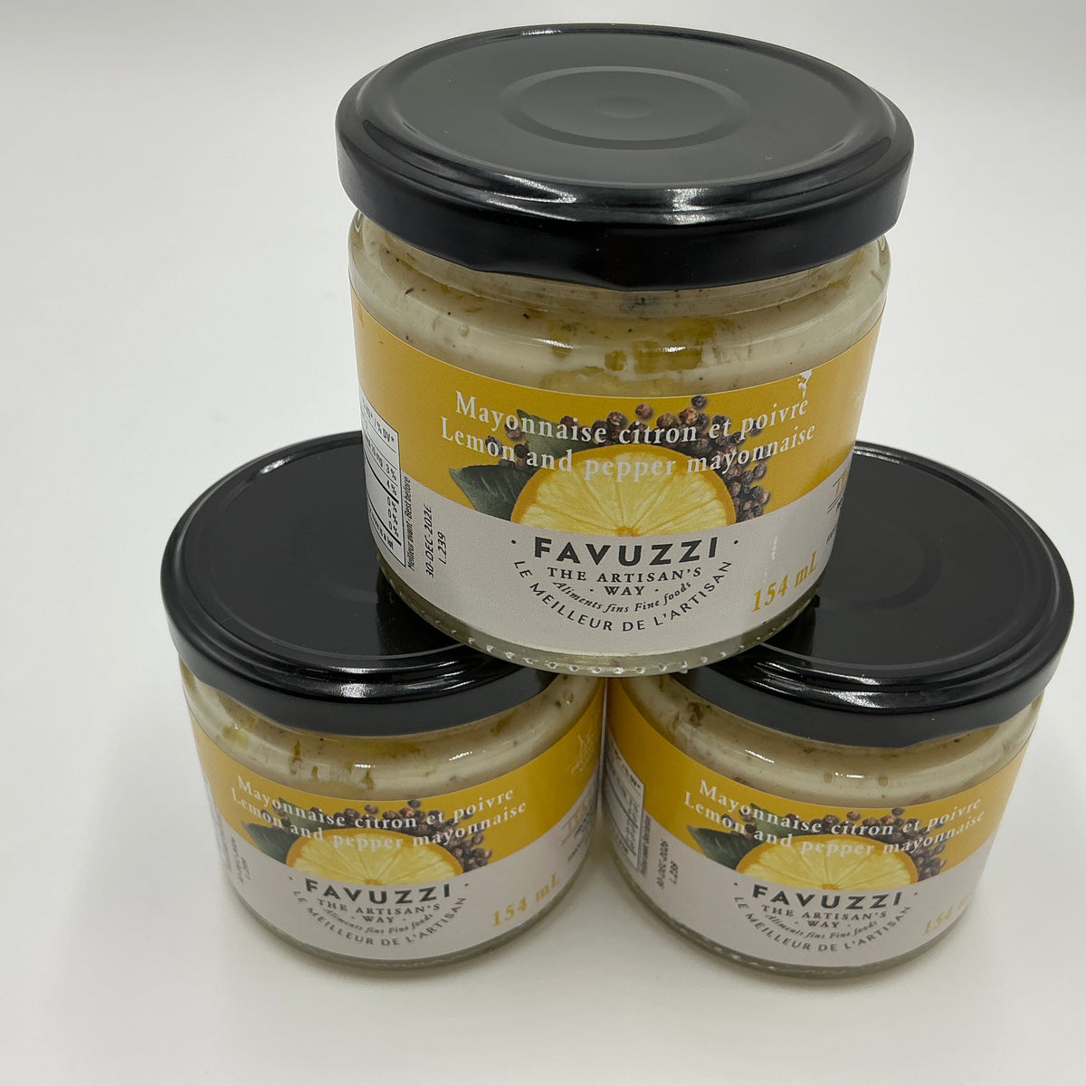 Favuzzi Lemon & Pepper Mayonnaise – Adoro Olive Oils & Vinegars