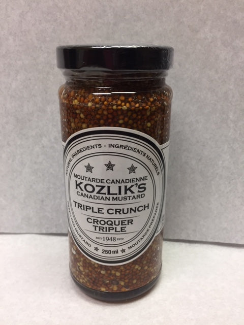 Kozlik's Triple Crunch Mustard – Adoro Olive Oils & Vinegars